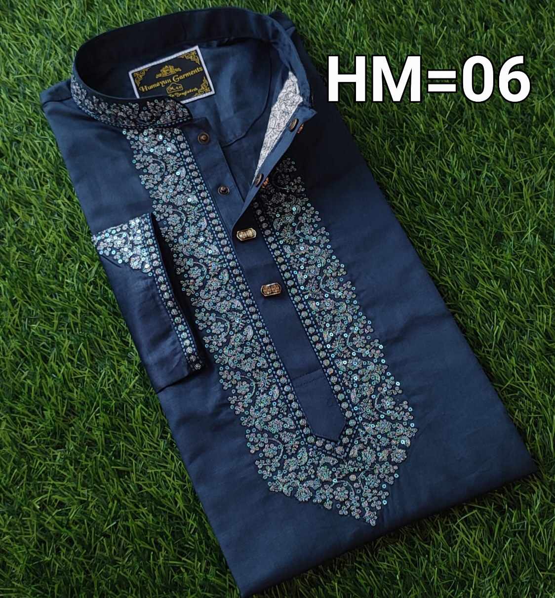 PanjabiCode:HM-06 (Navy Blue) – PriyoGallery